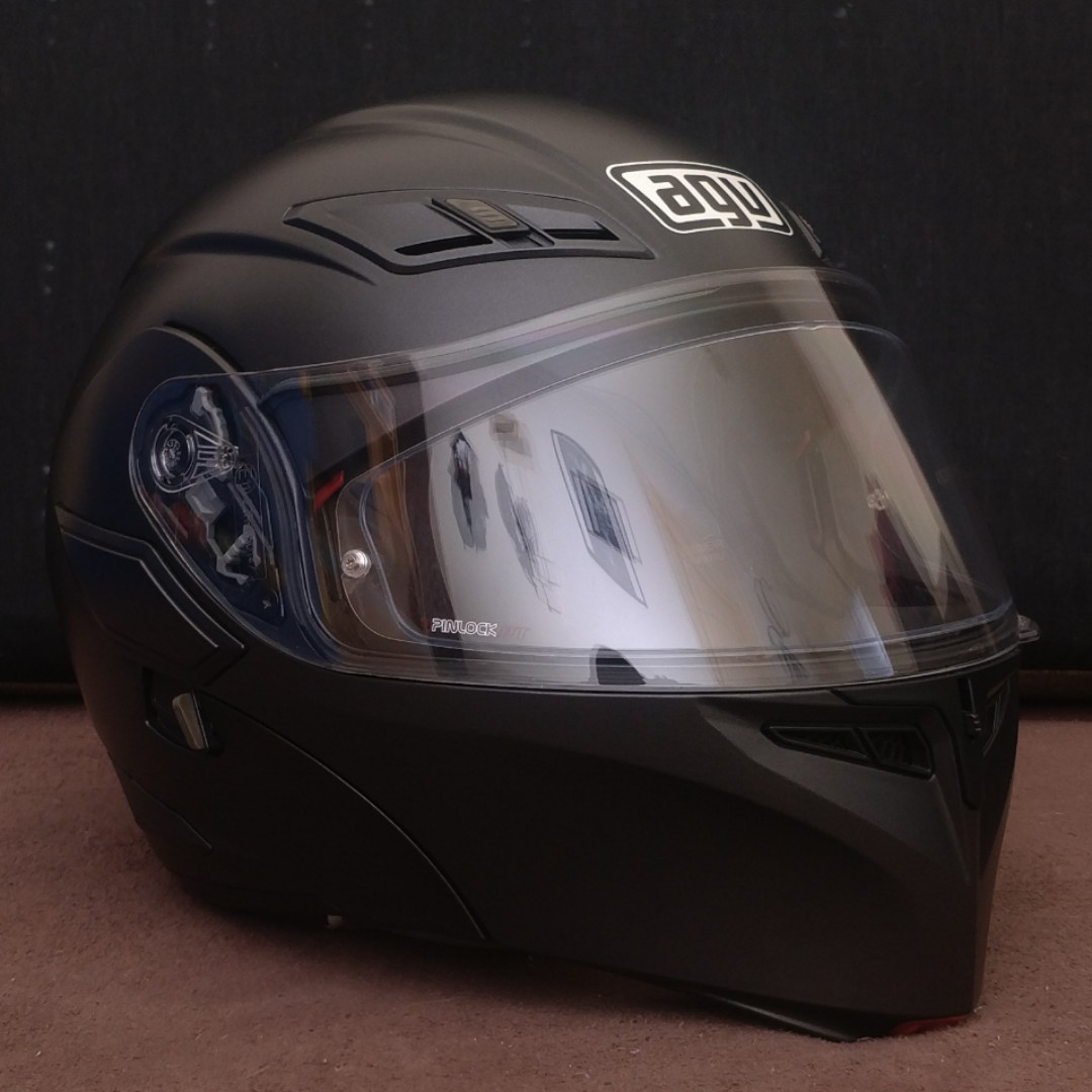 AGV Compact ST Modular helmet(PSB), Motorcycles, Motorcycle Apparel on ...