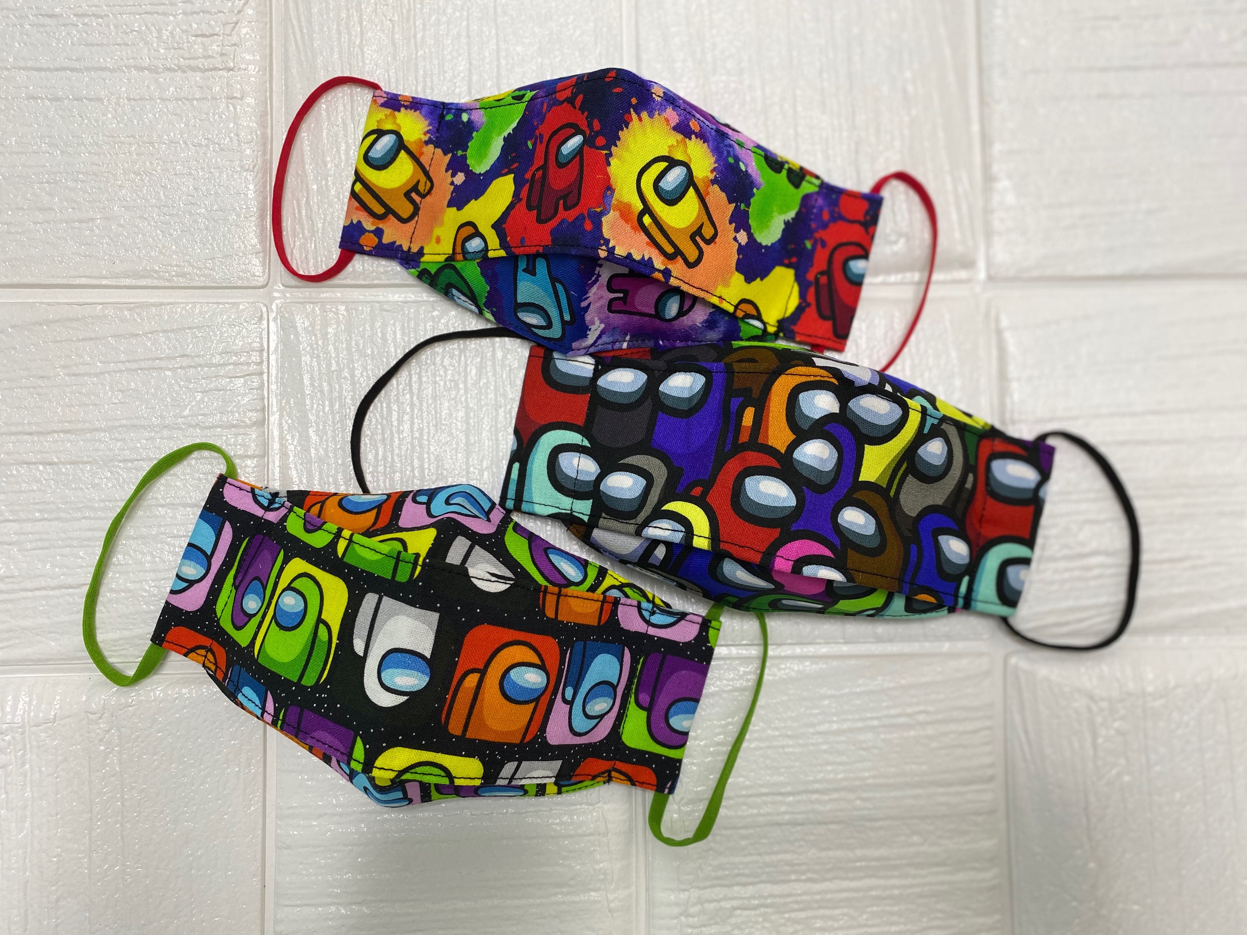 Among us mask 3D mask boat mask CNY mask handmade mask reusable mask ...