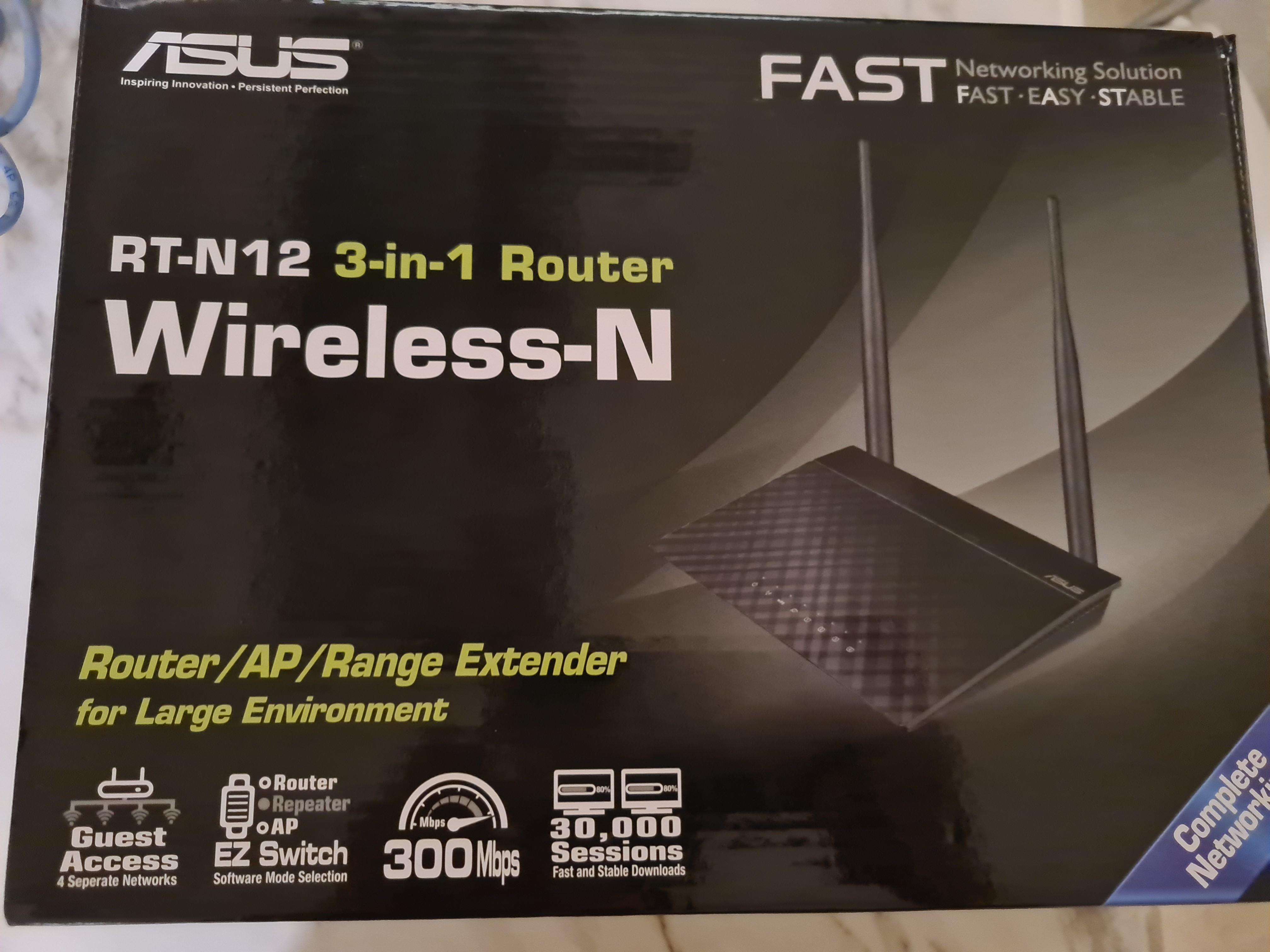 Asus 3 in 1 Router, Computers & Tech, Parts & Accessories, Networking ...