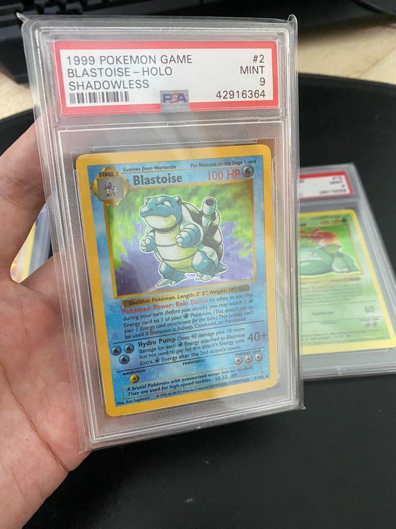 Charizard Blastoise Venusaur Shadowless Base Trio Psa 8,9,9, Hobbies ...