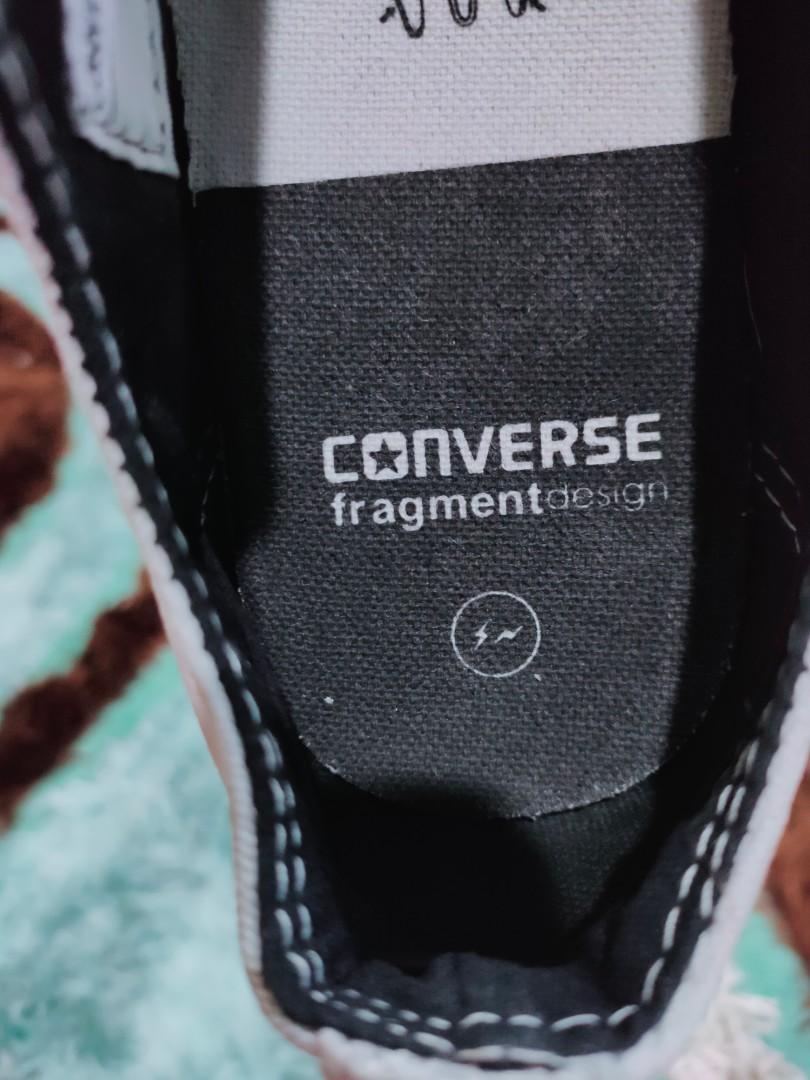 Converse x Fragment Design, Men's Fashion, Footwear, Sneakers on Carousell