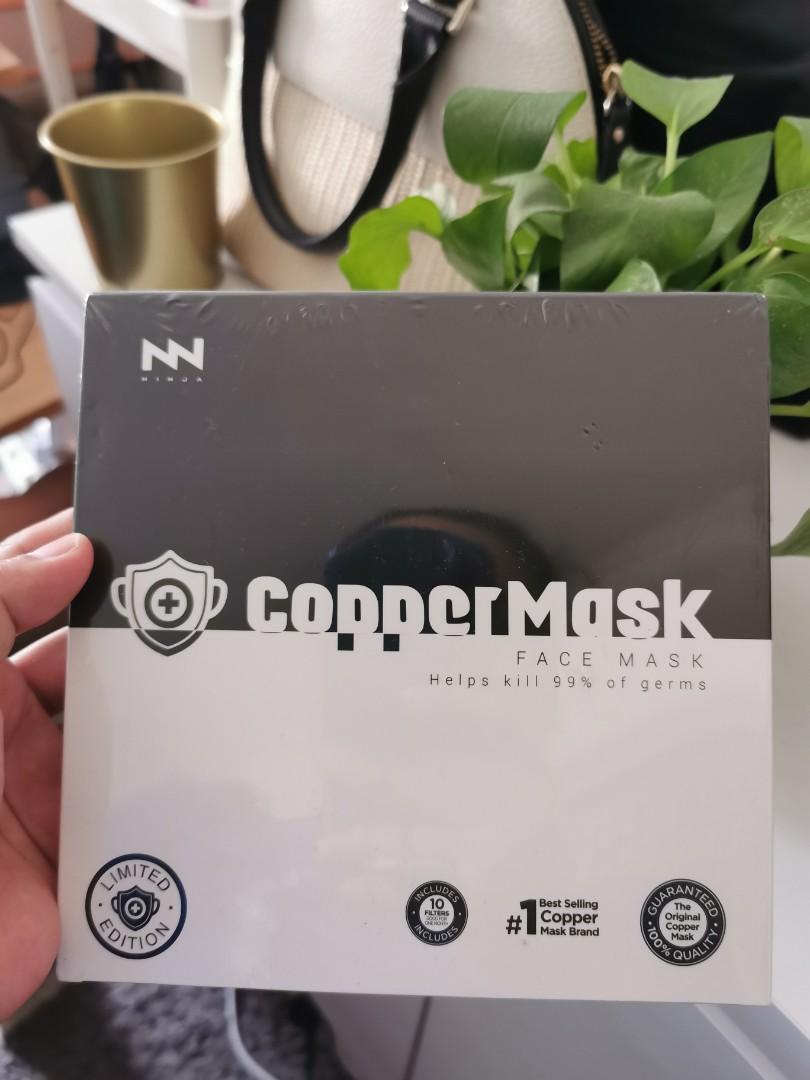Coppermask, Health & Nutrition, Face Masks & Face Shields on Carousell