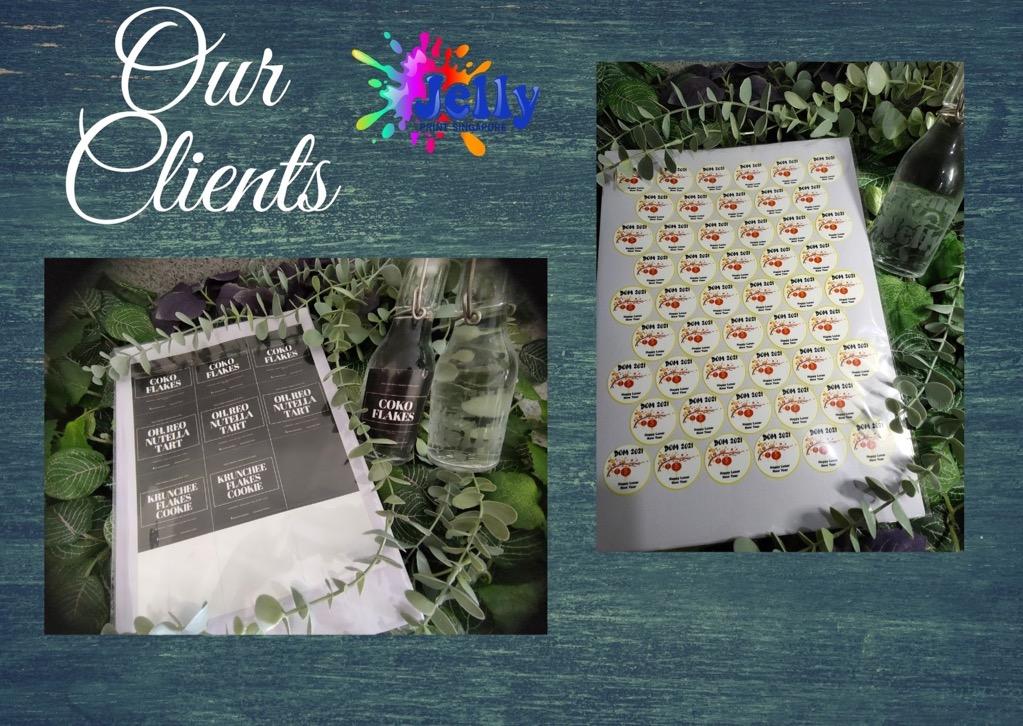 Sticker printing Services - Product Labels - tearproof, smudge proof ...