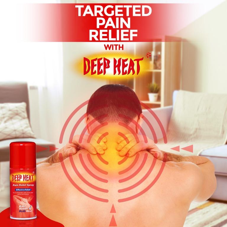 Deep Heat Pain Relief Muscle Spray 150ml, Beauty & Personal Care, Foot ...