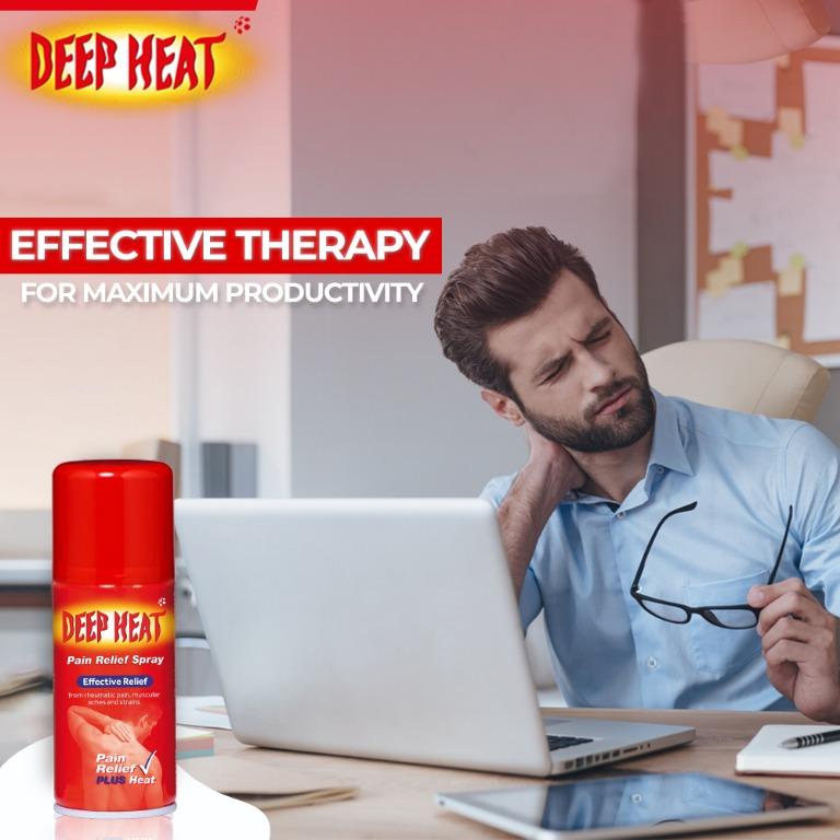 Deep Heat Pain Relief Muscle Spray 150ml, Beauty & Personal Care, Foot ...