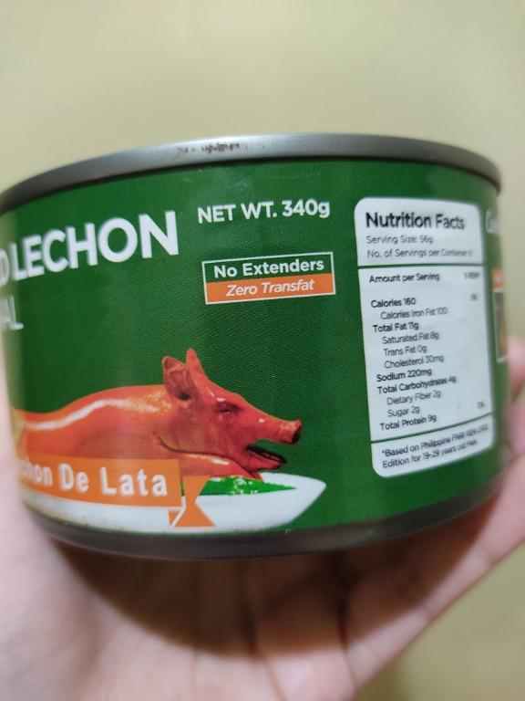 Elarz Lechon de Lata - Original 340grams, Food & Drinks, Packaged ...