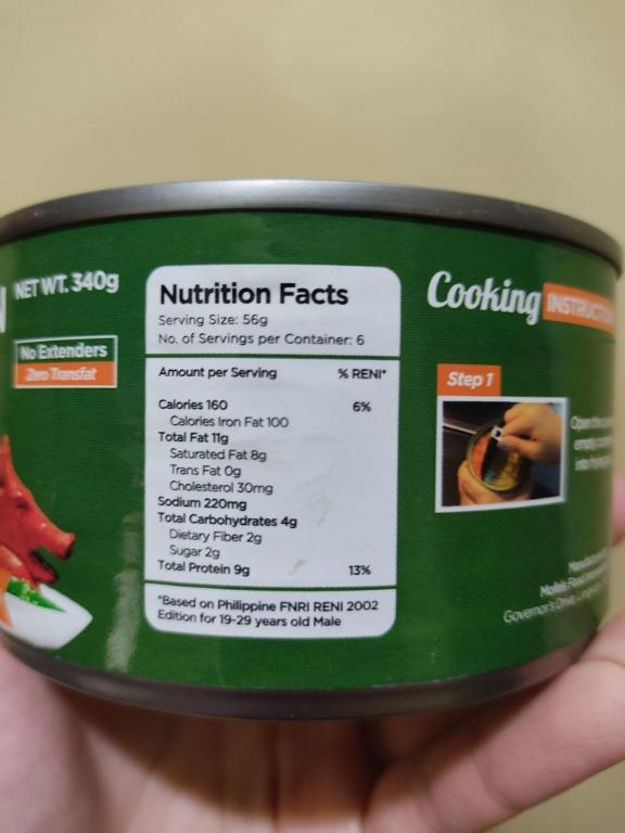 Elarz Lechon de Lata - Original 340grams, Food & Drinks, Packaged ...