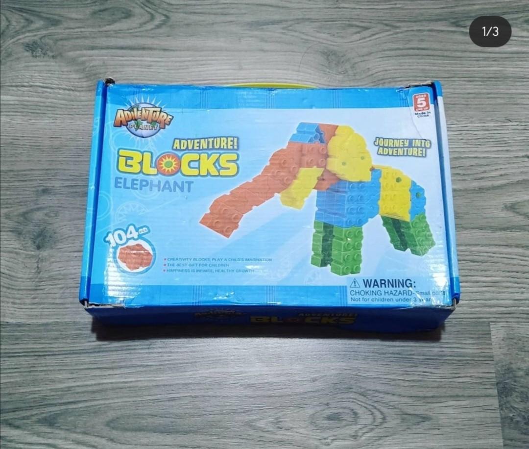 Elephant blocks, Hobbies & Toys, Toys & Games on Carousell