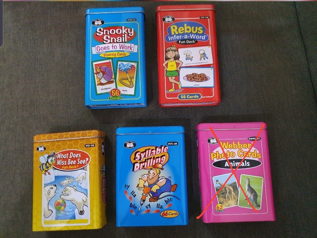 English learning fun decks / flash cards / speech therapy/Learning ...