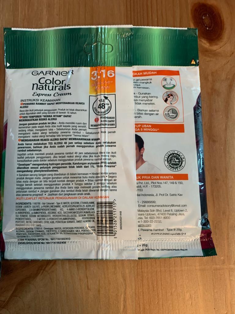 Open pre order Garnier color naturals express creme hair dye hair ...