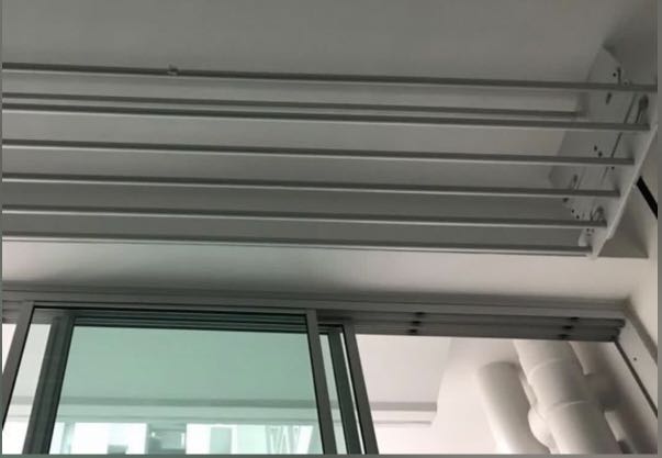 HDB Clothes Laundry Drying Rack (Retractable), Furniture & Home Living ...