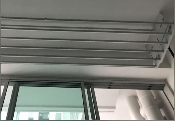 HDB Clothes Laundry Drying Rack (Retractable), Furniture & Home Living ...