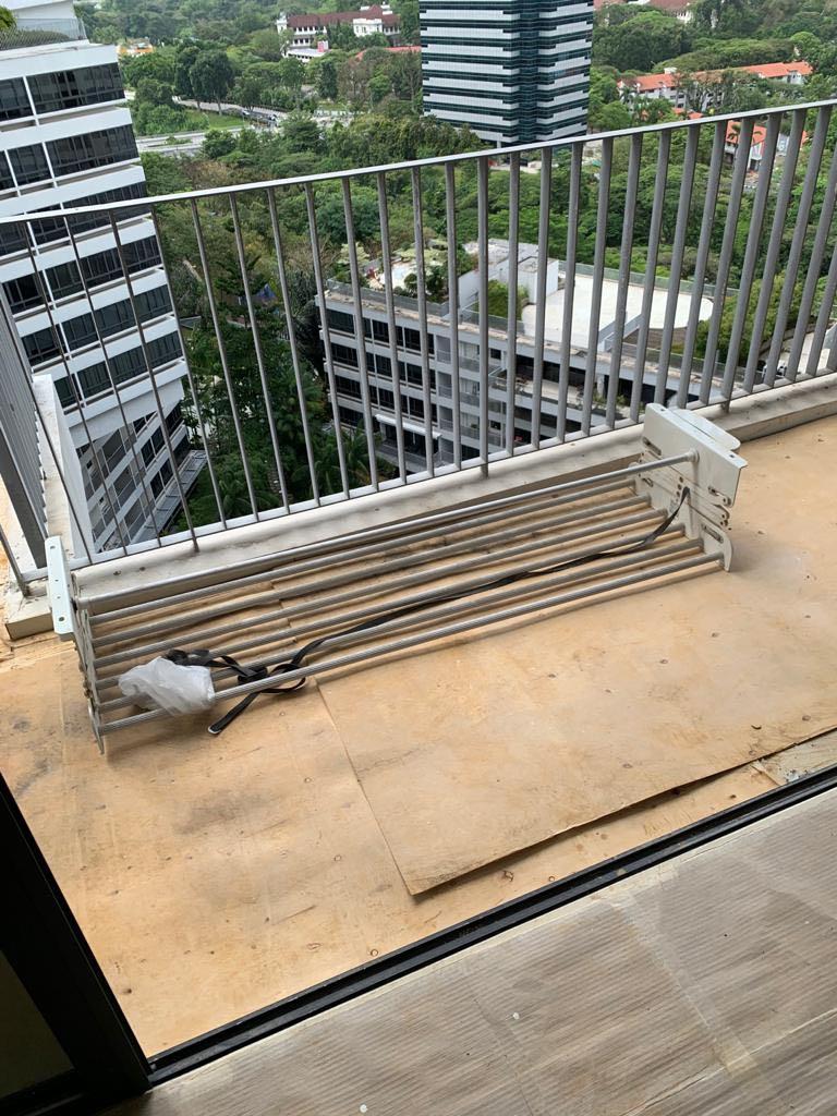 HDB Clothes Laundry Drying Rack (Retractable), Furniture & Home Living ...