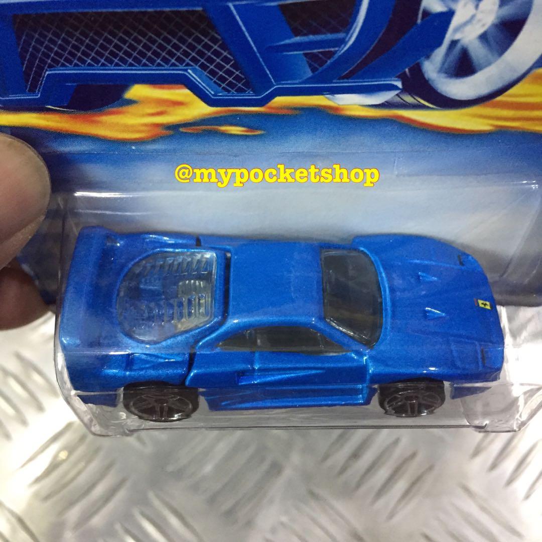 (RESERVED) Hot Wheels FERRARI F40 - Blue / 2001 Hotwheels Collector ...