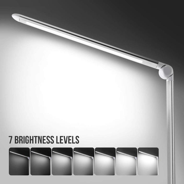 Lepro LED Desk Lamp, Dimmable Daylight Lamps, Touch Control Desktop ...