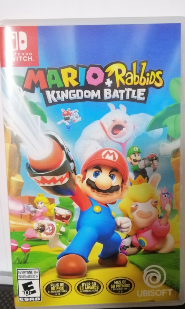 Nintendo Switch Mario Rabbids kingdom battle, Video Gaming, Video Games ...