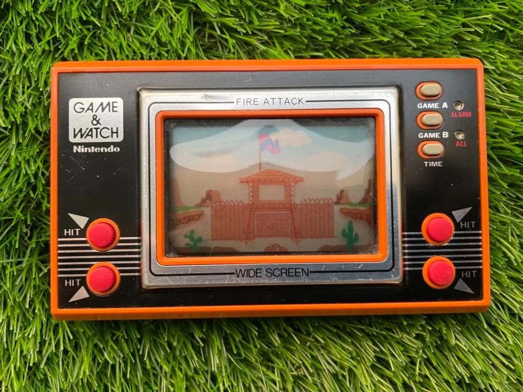 Nintendo Game & Watch Fire Attack from 1982, Video Gaming, Video Games ...