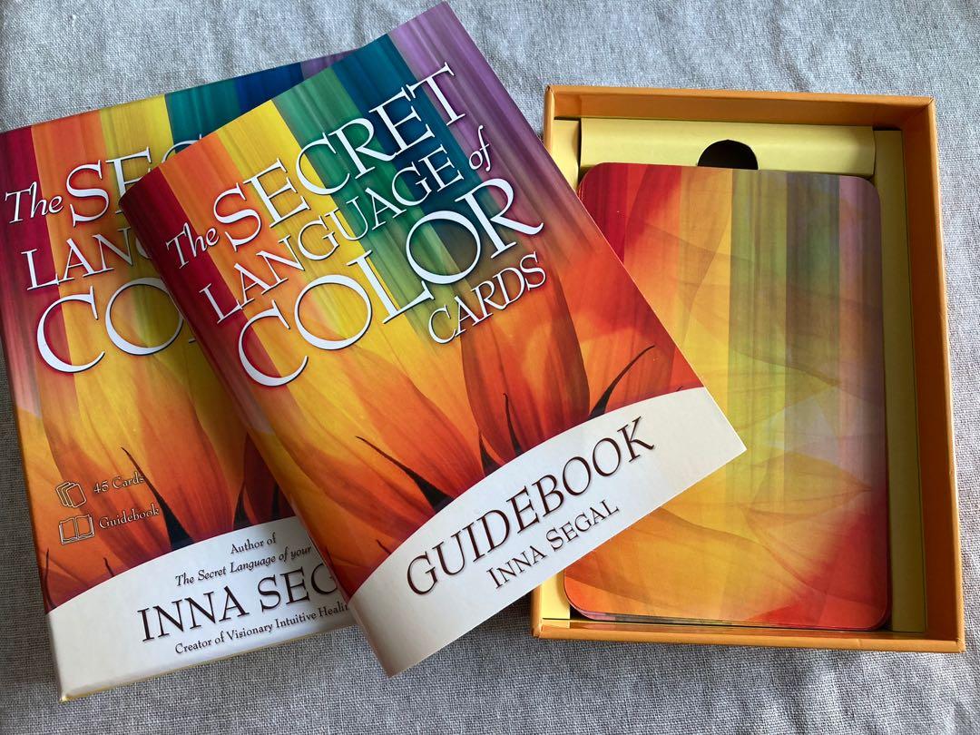 Oracle card- The secret language of color cards, Hobbies & Toys, Toys ...