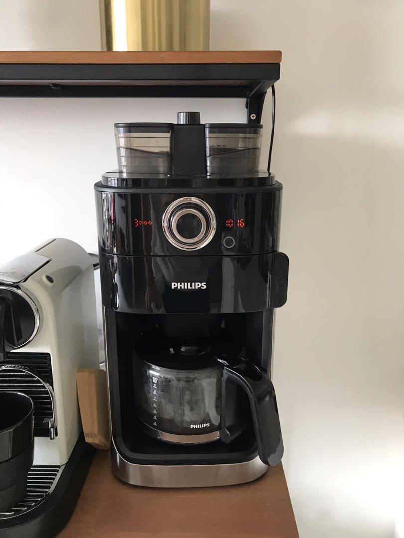 Philips HD7762 - Grind and Brew Drip Coffee Machine, TV & Home ...