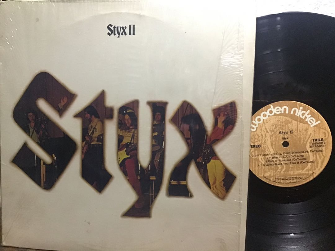 LP Styx II VINYL RECORD Anubis Piring Hitam Classic Rock, Hobbies ...