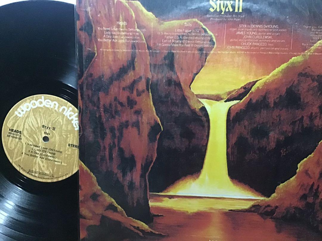 LP Styx II VINYL RECORD Anubis Piring Hitam Classic Rock, Hobbies ...