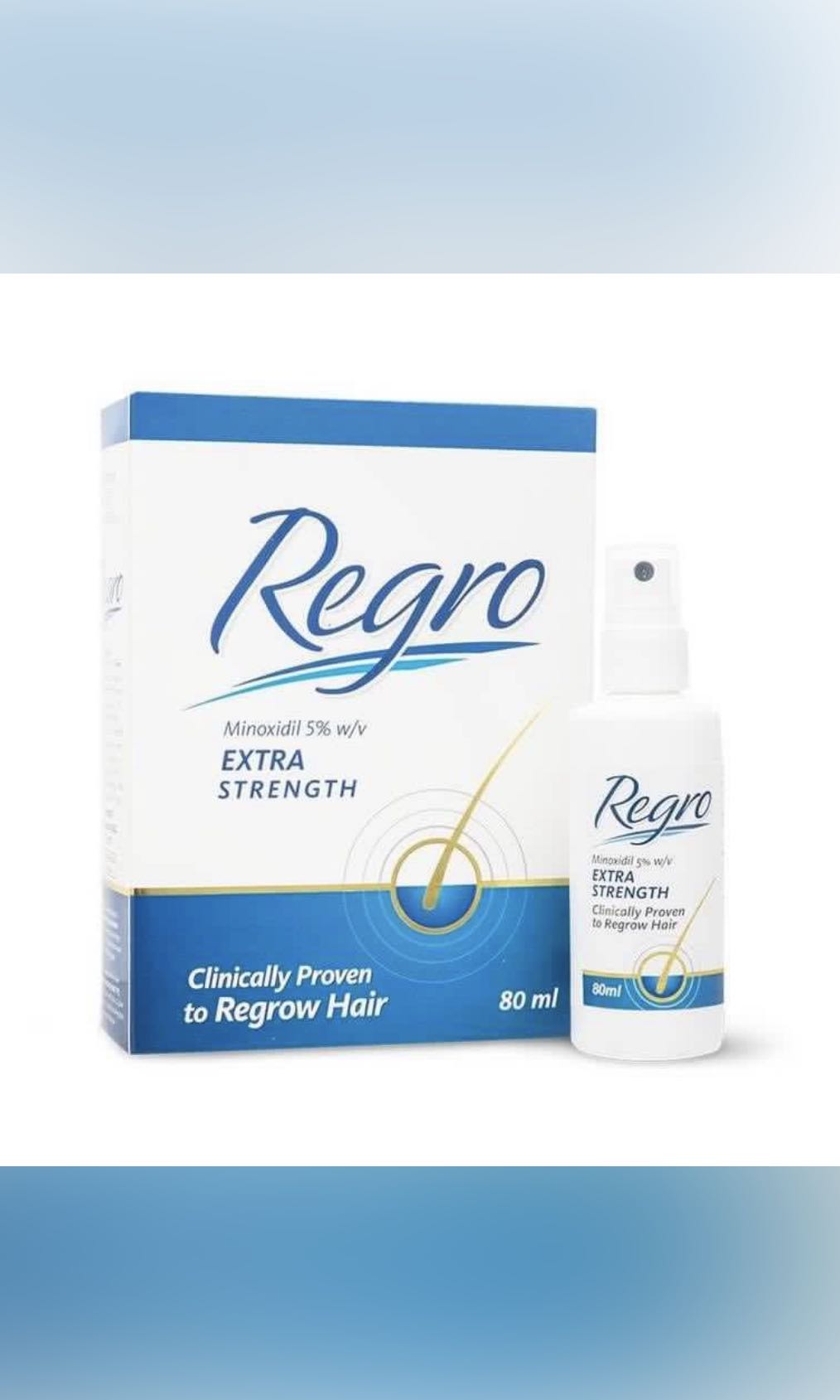 Regro Minoxidil 5%, Beauty & Personal Care, Hair on Carousell
