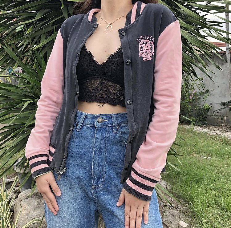 Reversible Varsity Jacket (Thick fabric), Women's Fashion, Coats ...