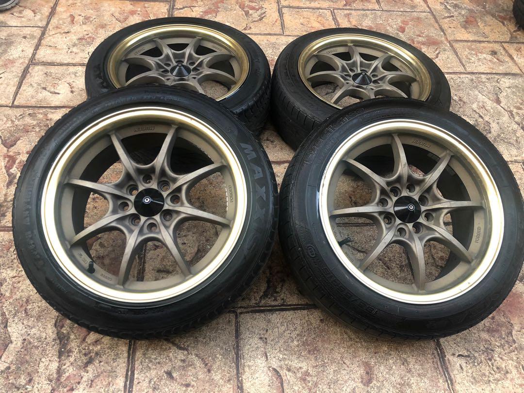 Rim mugen mf8 16x7jj, Auto Accessories on Carousell