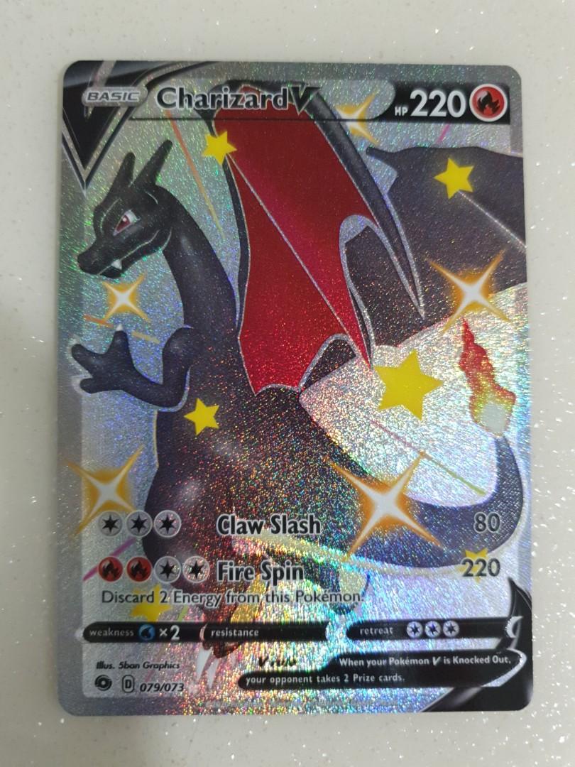 Shiny Charizard V - champion path, Toys & Games, Board Games & Cards on ...