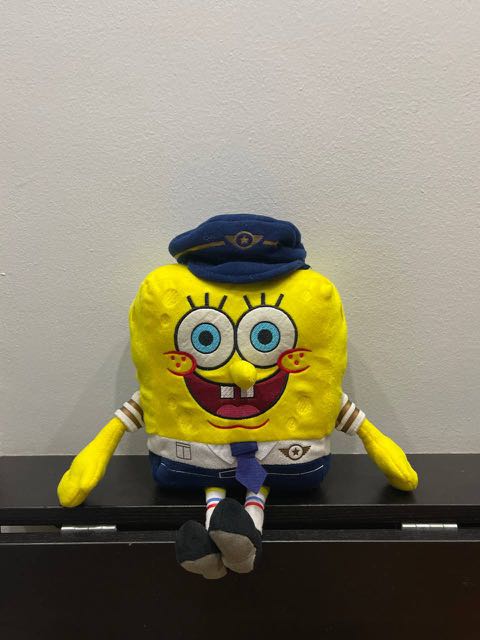 SpongeBob Captain Plushie, Hobbies & Toys, Toys & Games on Carousell