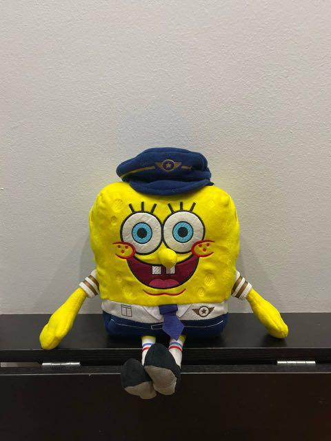 SpongeBob Captain Plushie, Hobbies & Toys, Toys & Games on Carousell