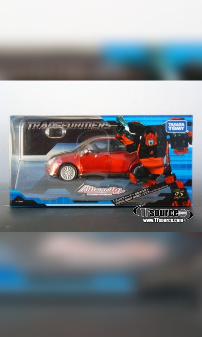 Transformers Alternity Cliffjumper Red Suzuki Swift Sport G1 Movie TF ...