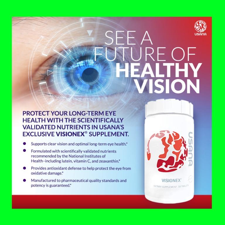 Visionex DS, From USA USANA (FREE SHIPPING) 28 Tablets - Advanced eye ...