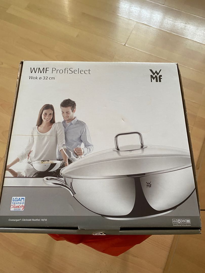 WMF wok 32cm, Furniture & Home Living, Kitchenware & Tableware ...