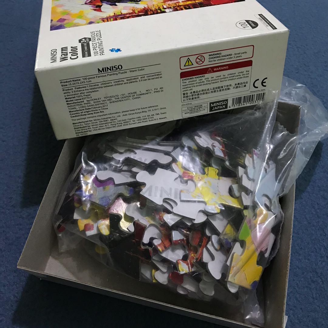 100 pc Famous Painting Puzzle - Miniso, Hobbies & Toys, Toys & Games on ...