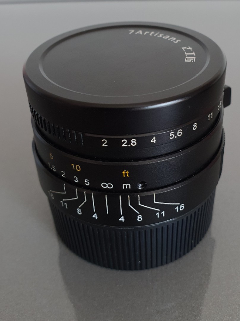 7artisan 35mm F2 (Leica M-mount) with metal hood, Photography, Lens ...