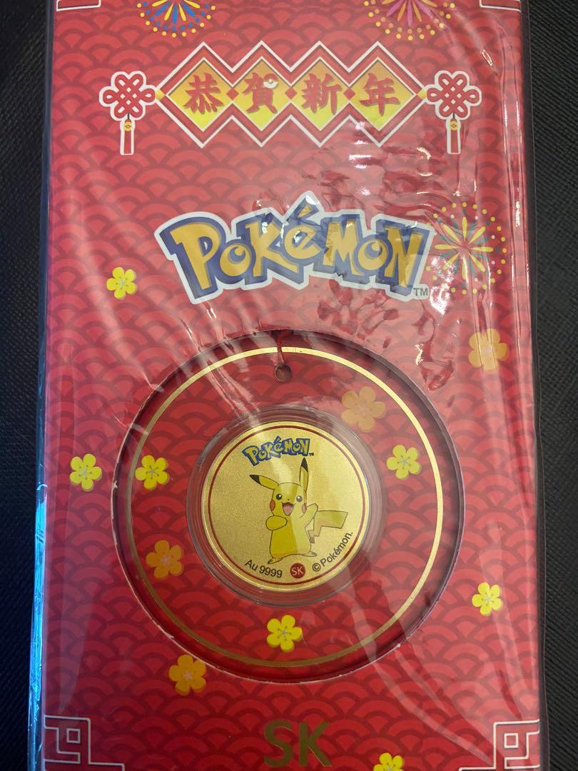999 Pokémon Gold Coin, Luxury, Accessories on Carousell