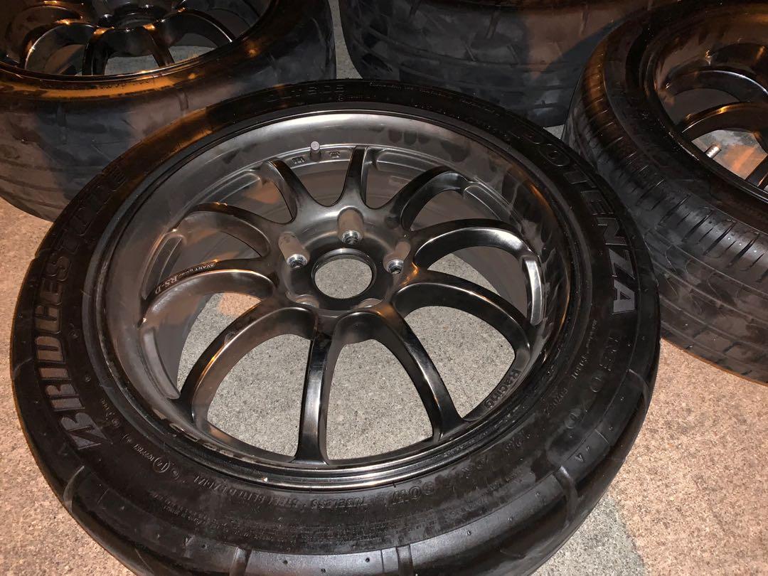 Advan Racing 17' rims, Car Accessories, Tyres & Rims on Carousell