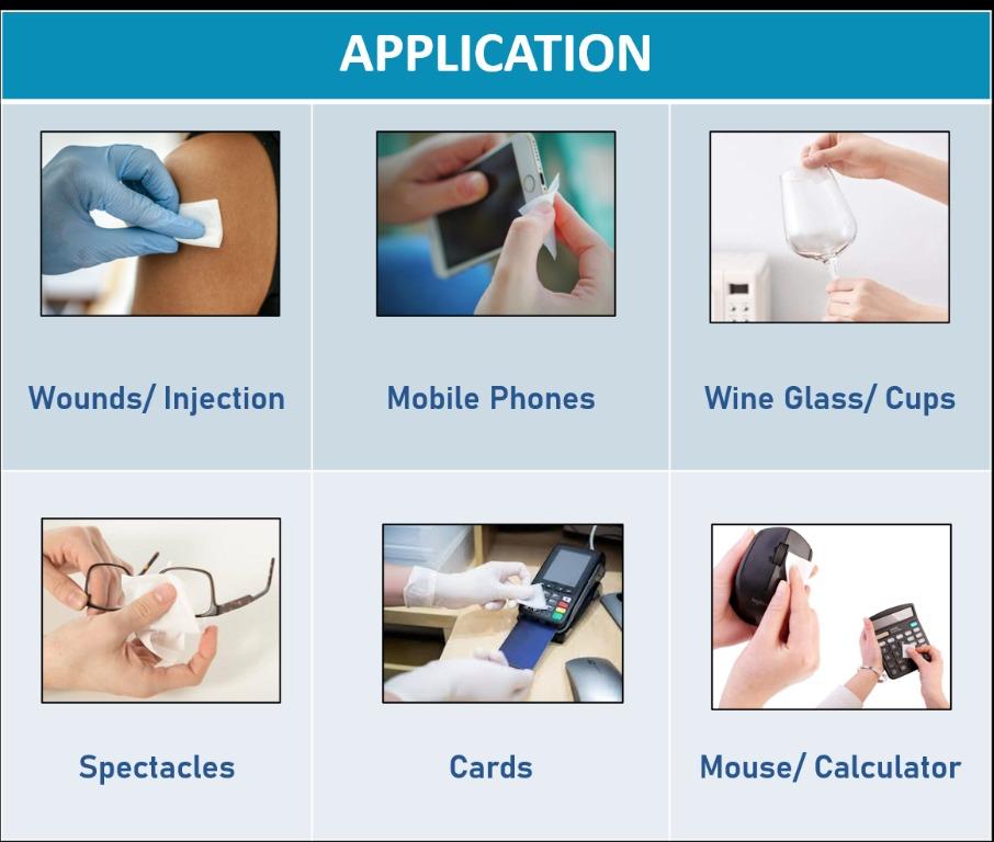 Alcohol Pad 70% Isopropyl alcohol (IPA) - 100 pcs/box, Assistive ...