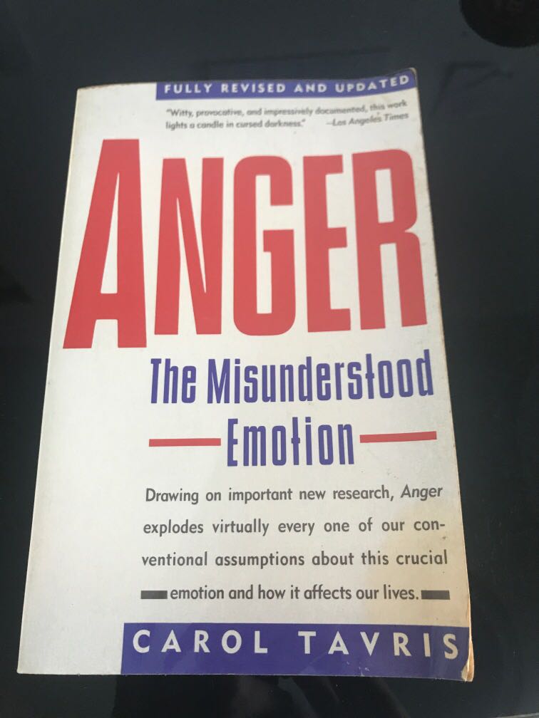 Anger the Misunderstood emotion, Hobbies & Toys, Books & Magazines ...