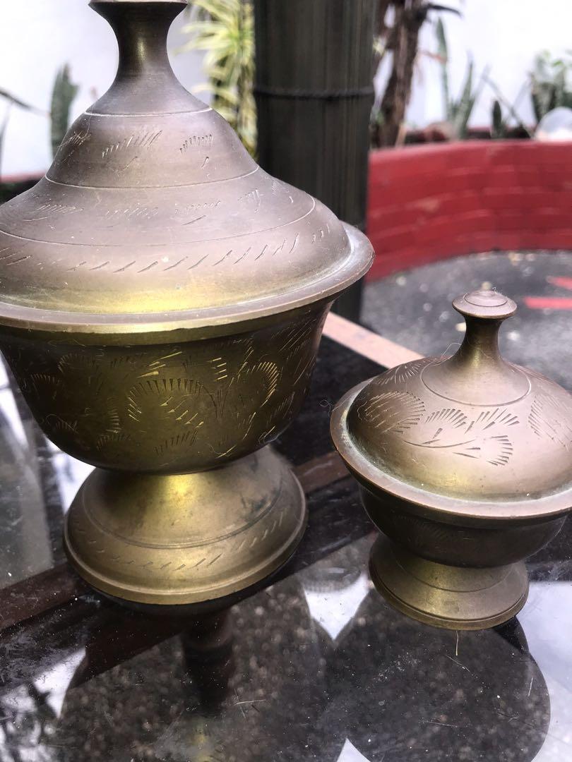 Antique Religious Oscha bread cups, Hobbies & Toys, Memorabilia ...