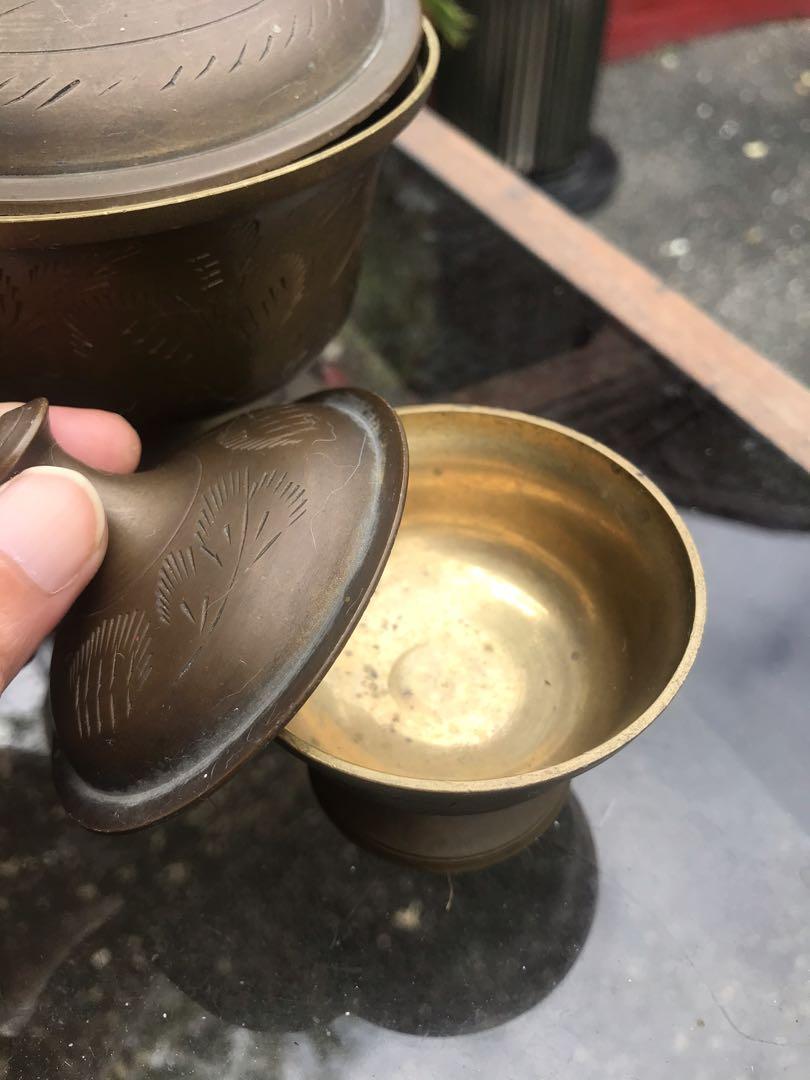 Antique Religious Oscha bread cups, Hobbies & Toys, Memorabilia ...