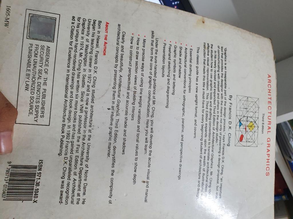 Architectural Graphics by Francis D.K. Ching, Hobbies & Toys, Books ...