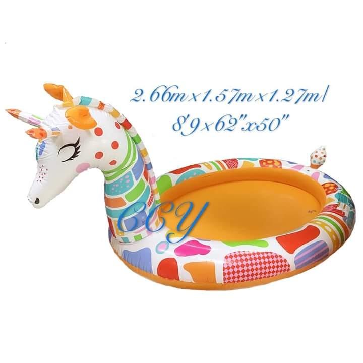 Bestway Animal Shaped Low Inflatable Pool for Kids, Sports Equipment ...