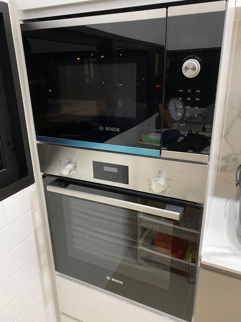 Bosch Serie | 6 Built-in microwave oven 59 x 38 cm Stainless steel ...