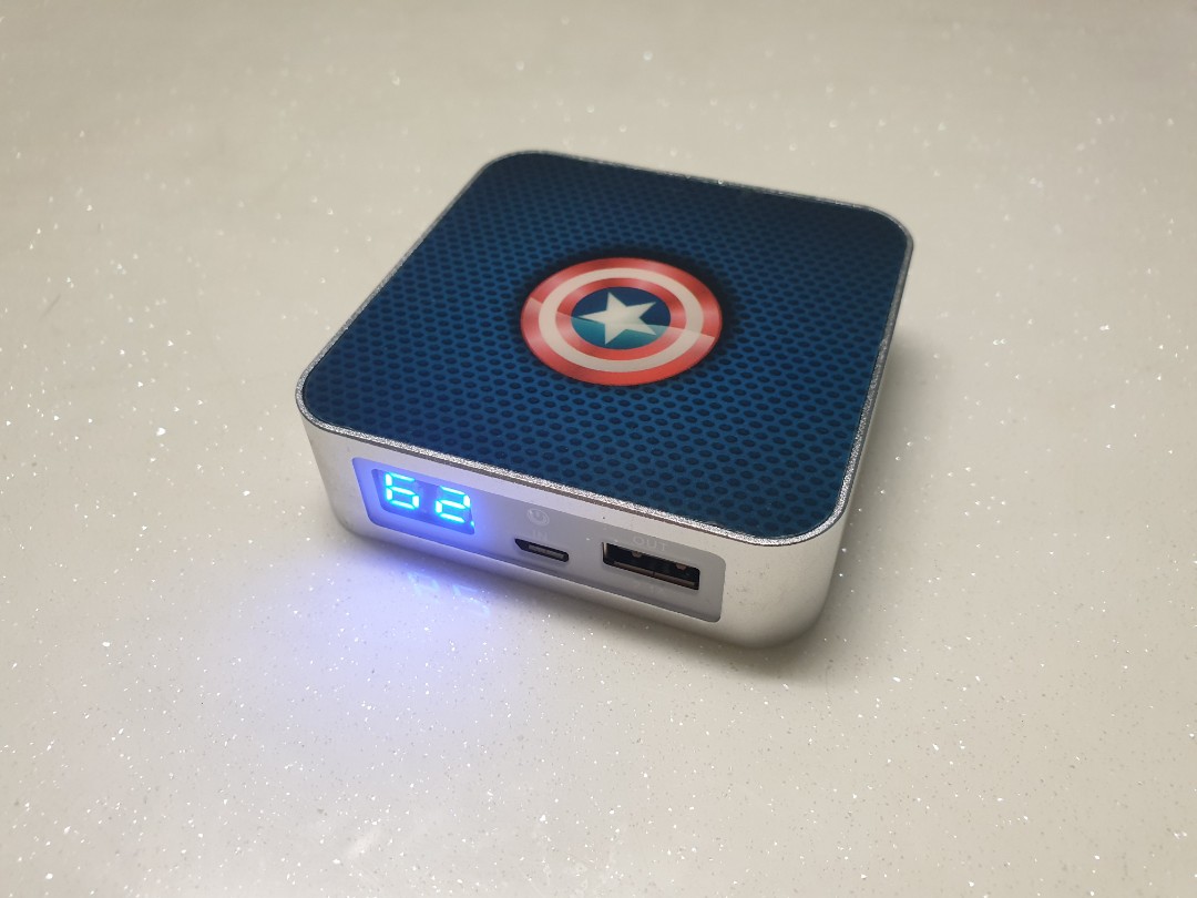 Captain America Power Bank, Mobile Phones & Gadgets, Mobile & Gadget ...