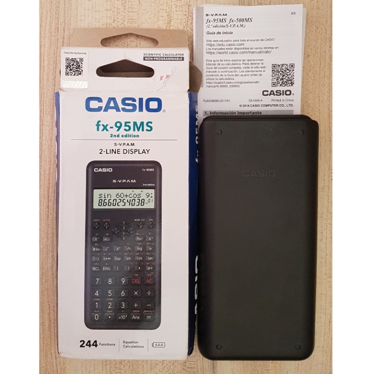 NEW Casio FX-95MS Scientific Calculator, Hobbies & Toys, Books ...