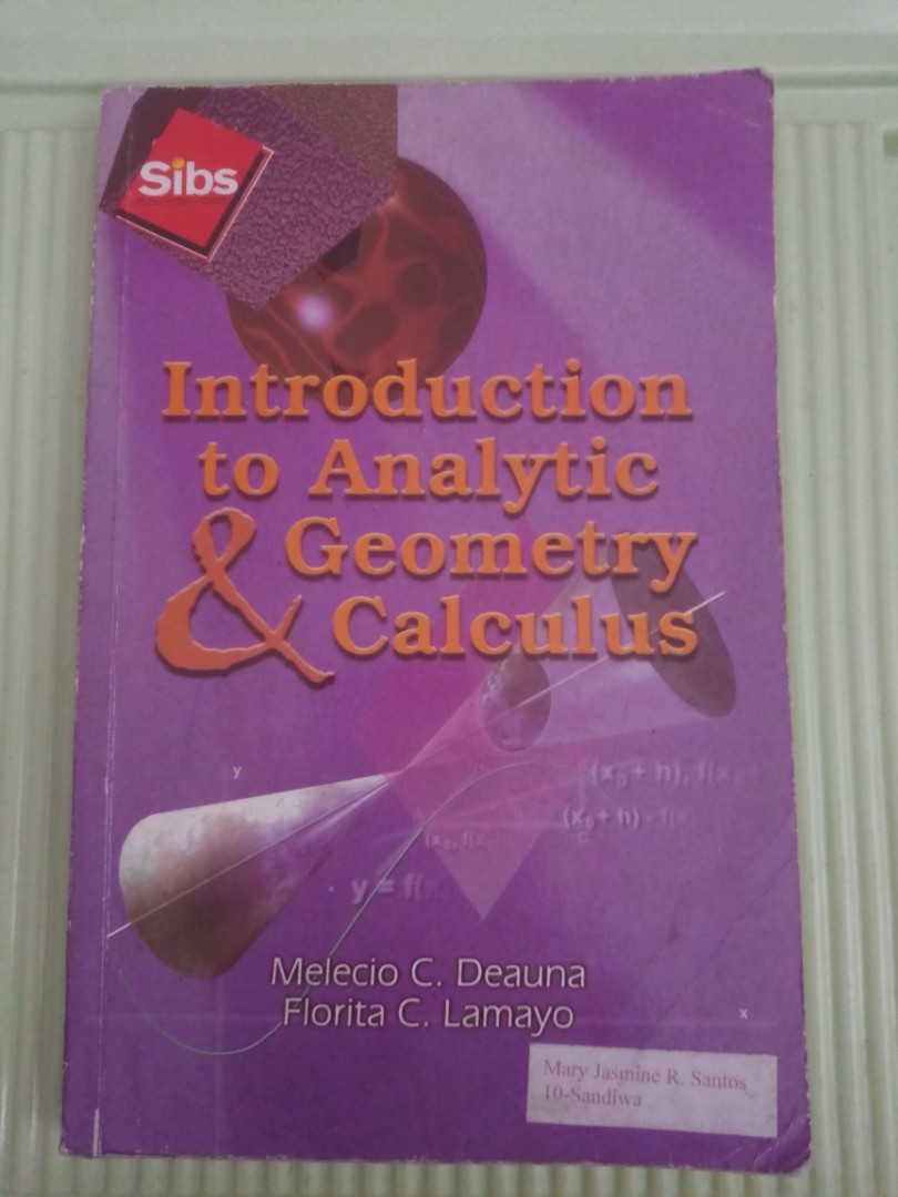 Introduction to Analytic Geometry & Calculus, Hobbies & Toys, Books ...