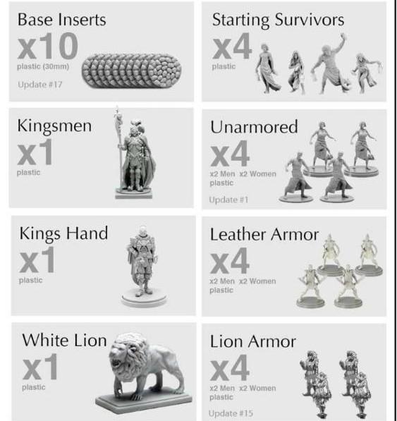 Kingdom Death Monster KDM 1.0 Core Game Miniatures Set ONLY, Hobbies ...