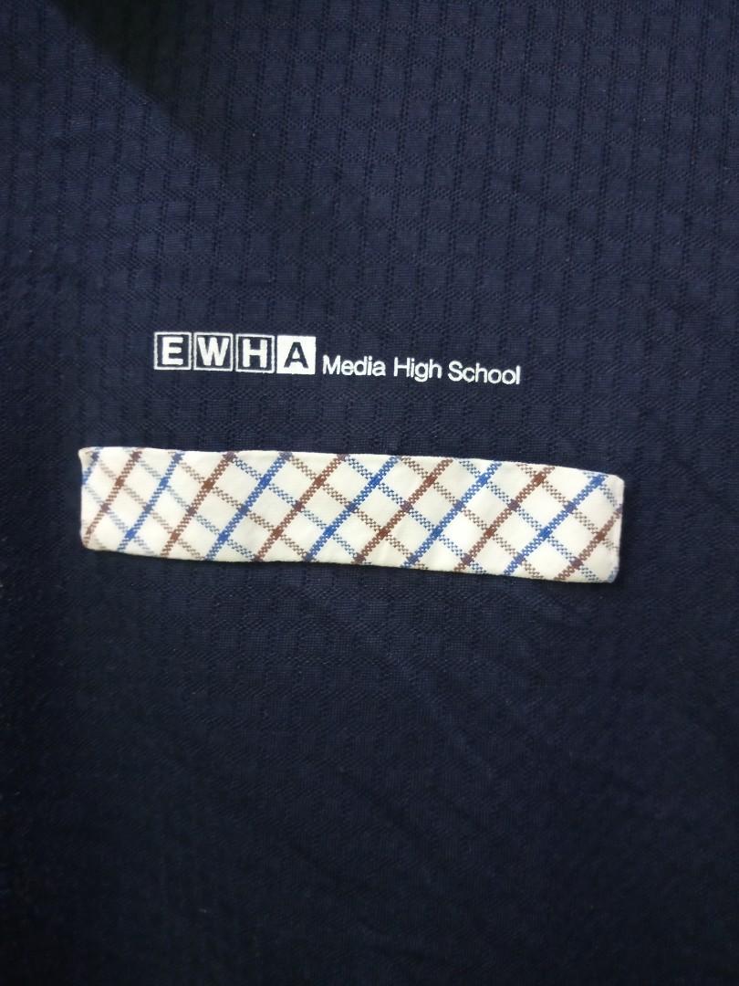 Korea EWHA Media High School Uniform, Men's Fashion, Tops & Sets ...
